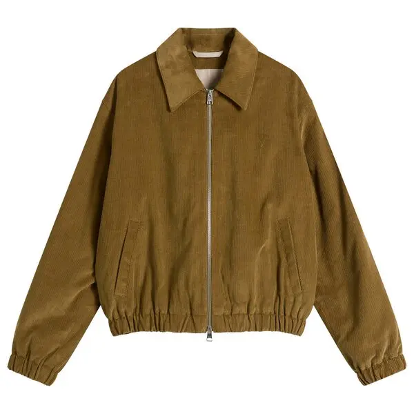Ami Fine Corduroy Velvet Adc Jacket - Bronze