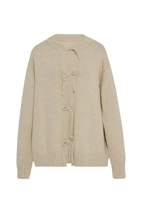Rosetta Getty Tie-front Cardigan