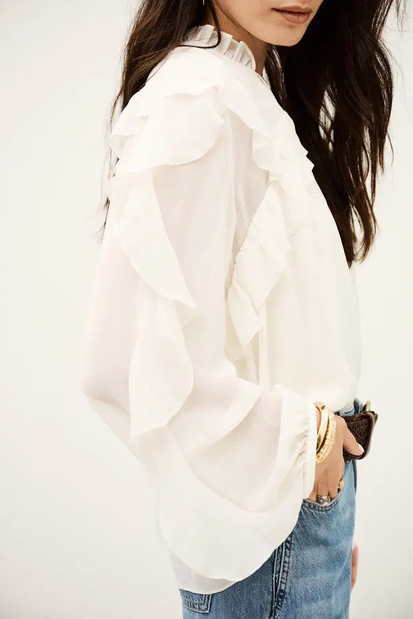 Ba&sh Nils Long-sleeve Blouse