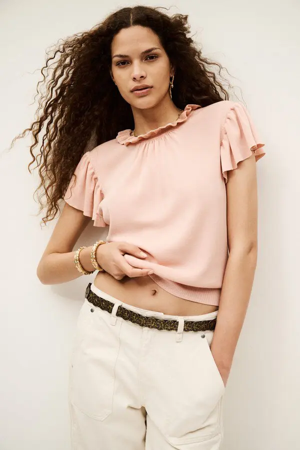 Ba&sh Olea Short-sleeve Top