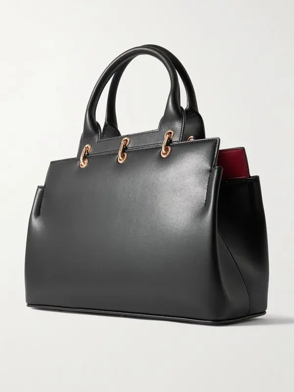 Gabriela Hearst Small Leather Tote - Black