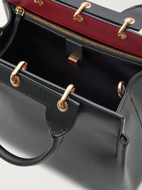 Gabriela Hearst Small Leather Tote - Black