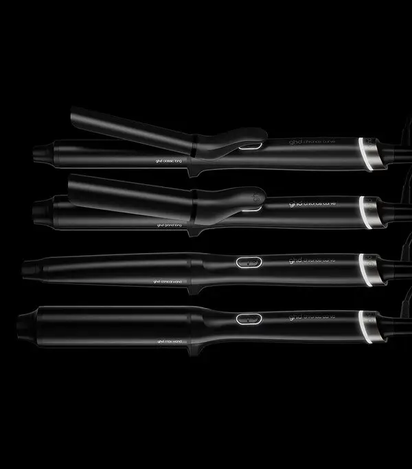 GHD Chronos Curve Conical Wand Hair Curler - Black