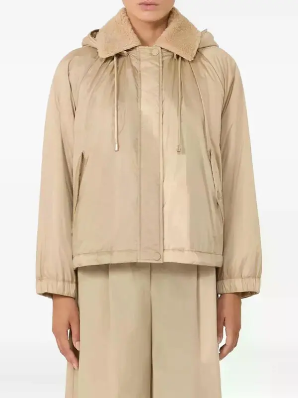 Max Mara Hooded Quilted Jacket