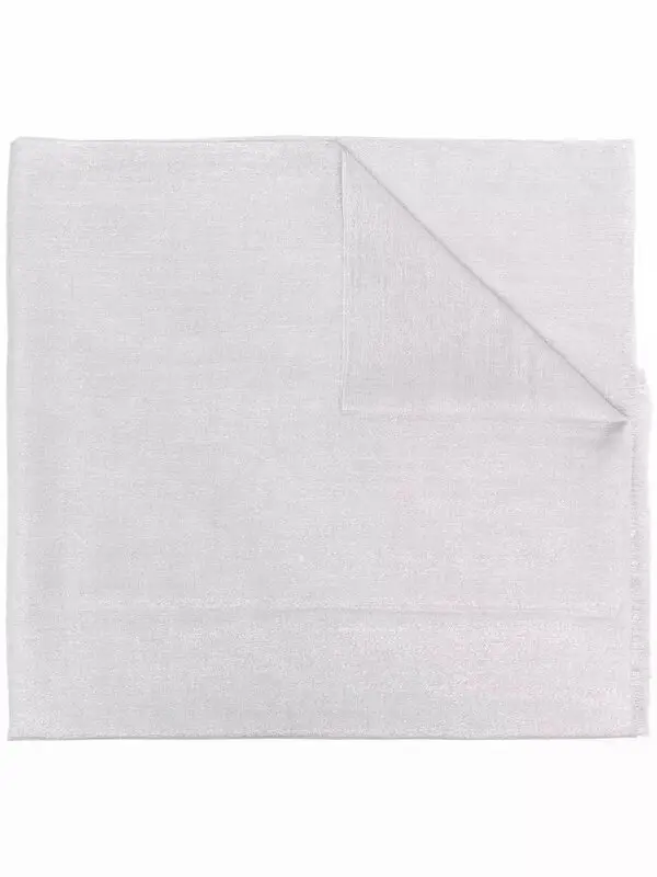 Brunello Cucinelli Fringed-edge Scarf - Grey