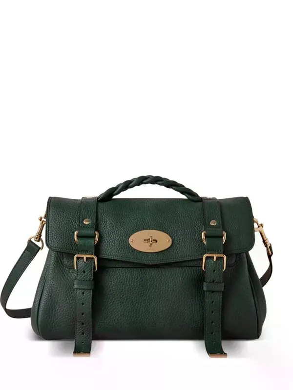 Mulberry Alexa Braided-handle Shoulder Bag - Green