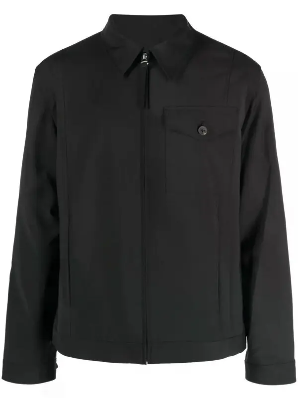 Helmut Lang Zip-up Tailored Shirt Jacket