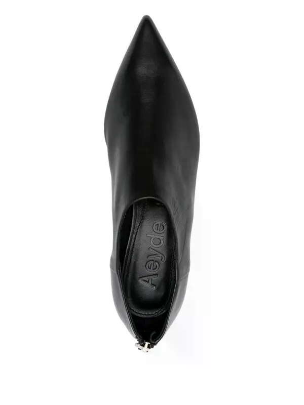 AeydĒ Virun Pointed-toe Kitten-heel Boots