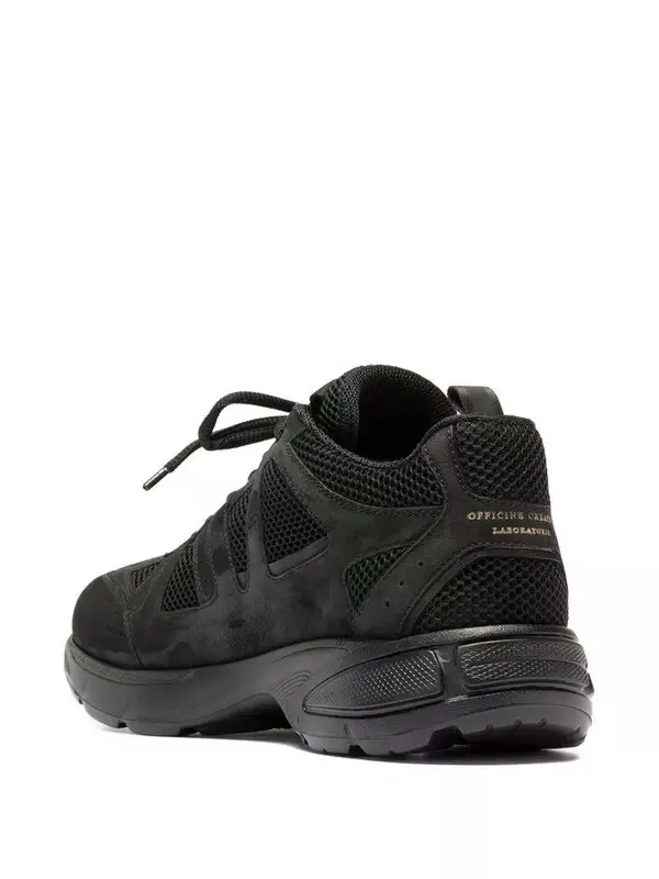 Officine Creative Leather Sneakers - Black