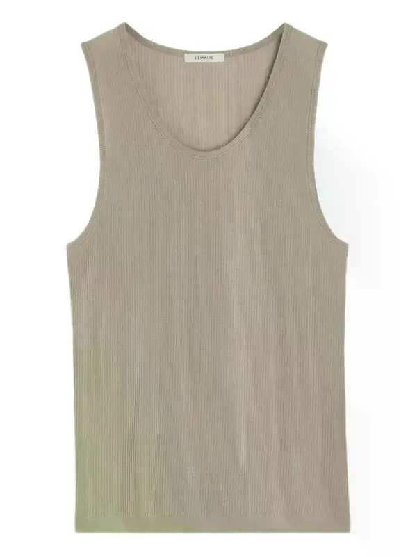 LEMAIRE Ribbed Crewneck Tank Top