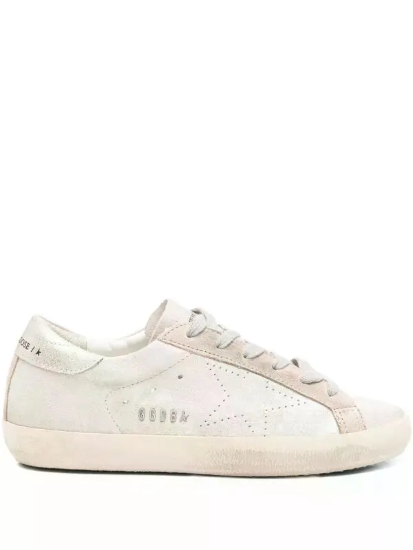 GOLDEN GOOSE Suede Sneakers - Silver