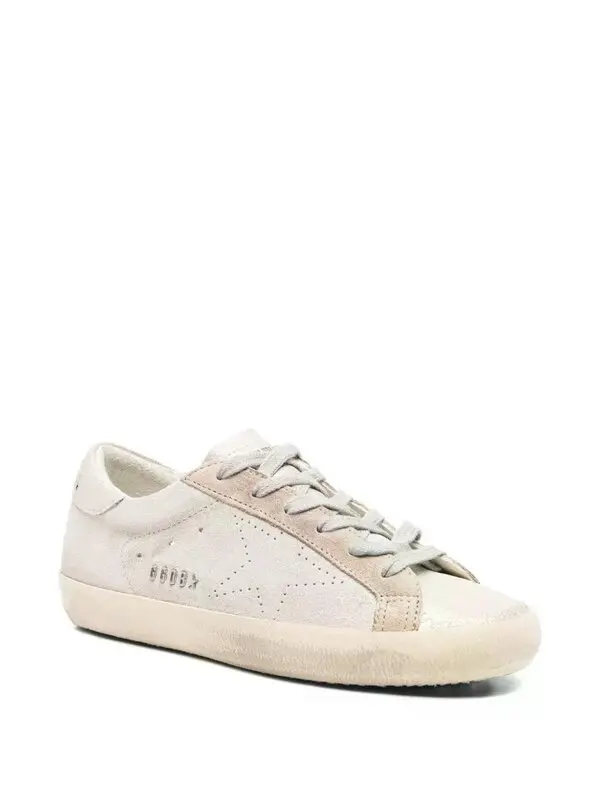 GOLDEN GOOSE Suede Sneakers - Silver