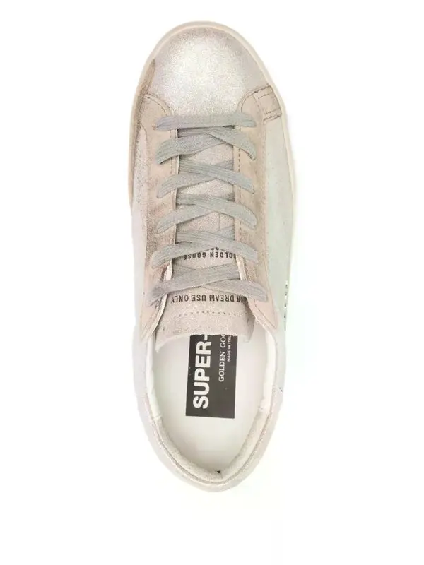GOLDEN GOOSE Suede Sneakers - Silver