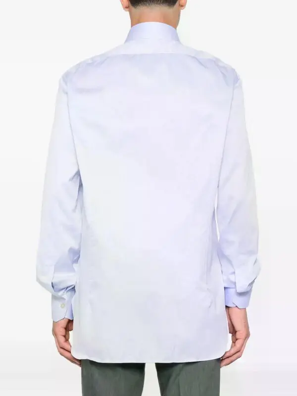 Kiton Long-sleeve Button-down Shirt - Blue