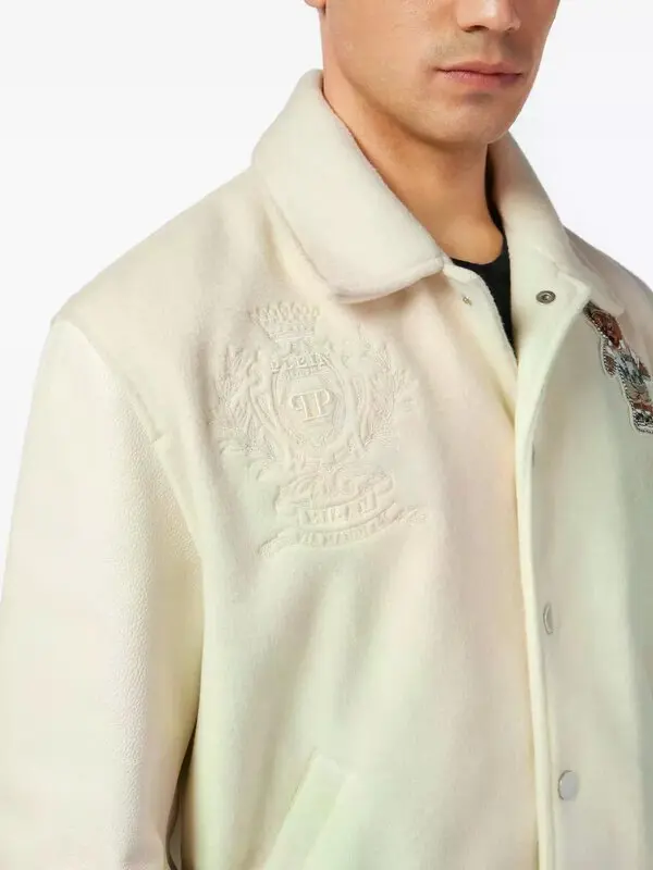 Philipp Plein Bear-embroidered Jacket
