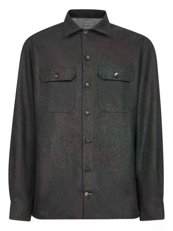 Brunello Cucinelli Patch-pocket Buttoned Shirt
