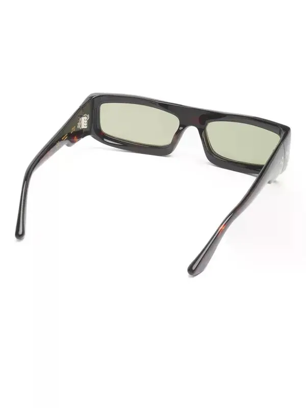 PORT TANGER Rectangle Tortoiseshell Sunglasses