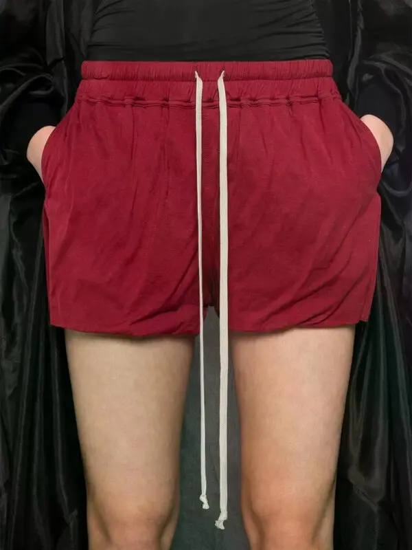 Rick Owens Side-slit Jersey Shorts