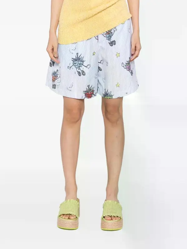 SKY HIGH FARM WORKWEAR Strawbabies Shorts