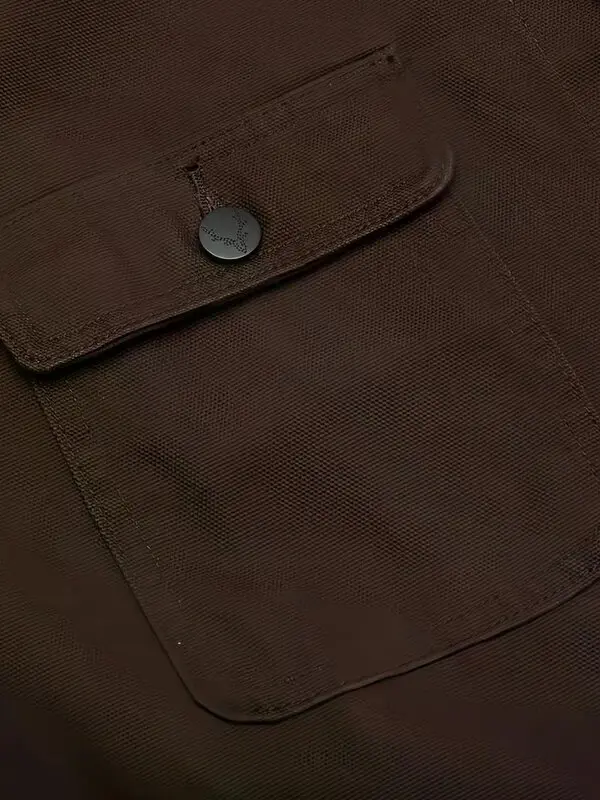 SOUTH2 WEST8 Button-flap Pocket Shirt Jacket - Brown