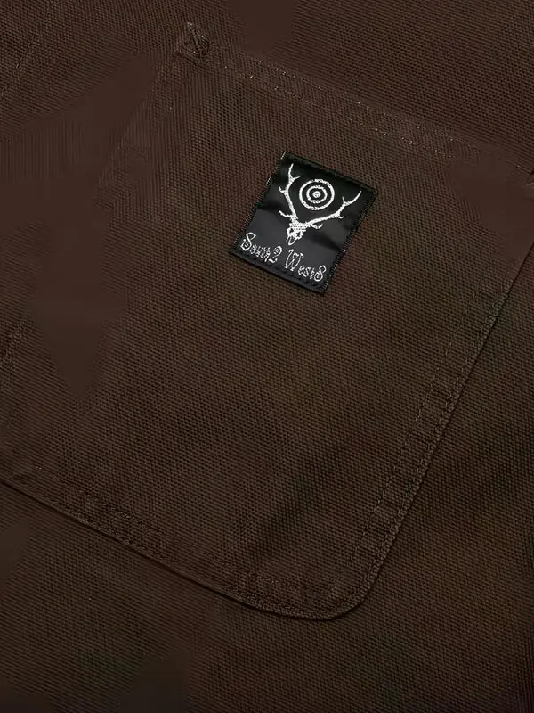 SOUTH2 WEST8 Button-flap Pocket Shirt Jacket - Brown