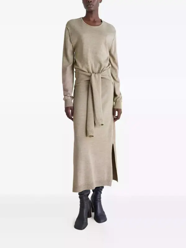 LEMAIRE Trompe L'oeil Wool Jumper - Neutrals