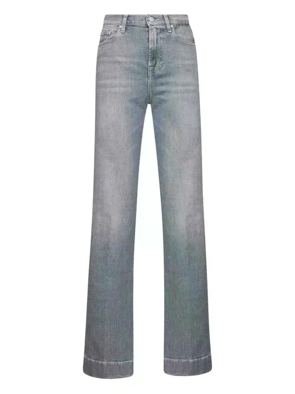7 For All Mankind High-waist Straight Leg Jeans
