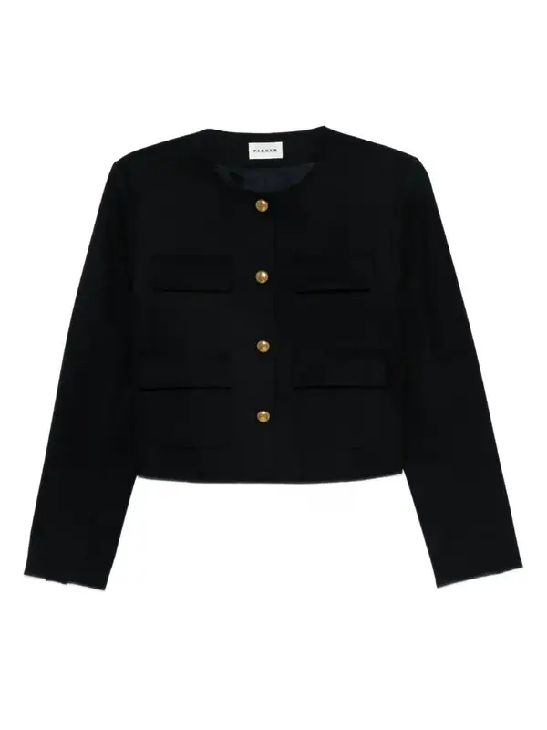 P.a.r.o.s.h Liliuxy Cropped Jacket - Blue