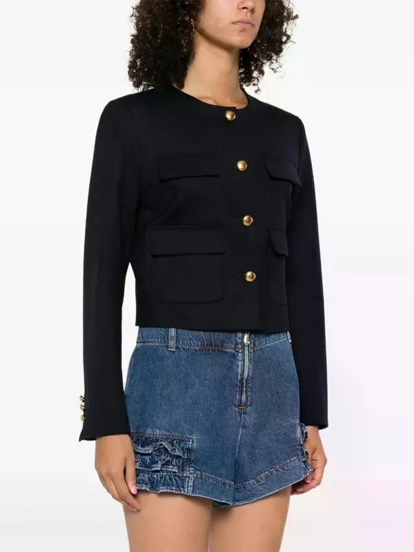 P.a.r.o.s.h Liliuxy Cropped Jacket - Blue