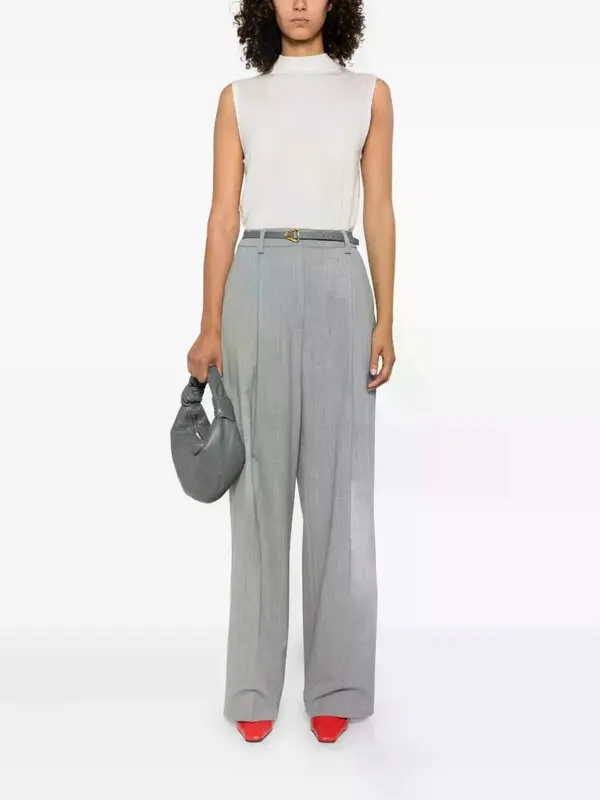 Vince Sleeveless Mock-neck Top