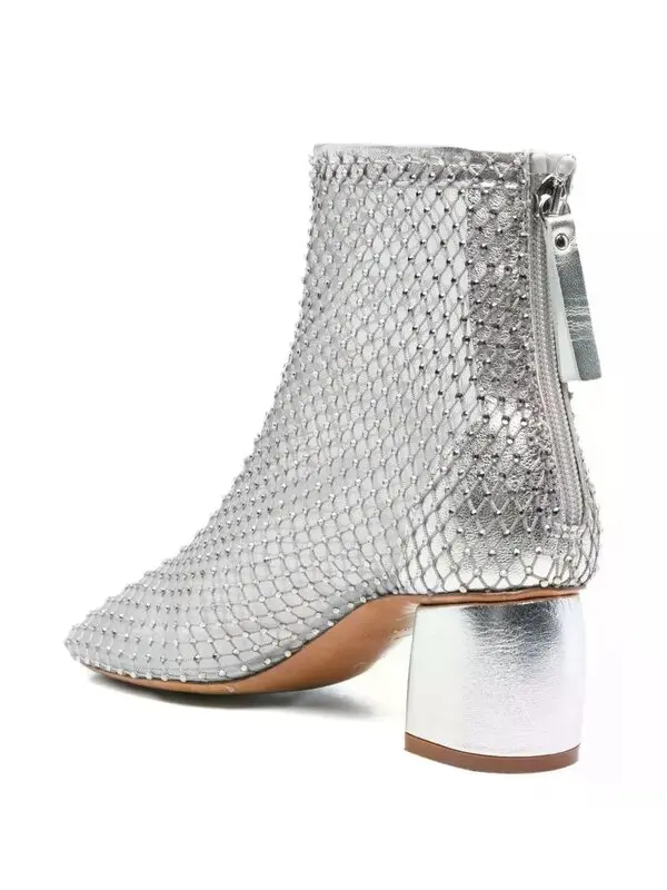 FORTE_FORTE Embellished Mesh Boots