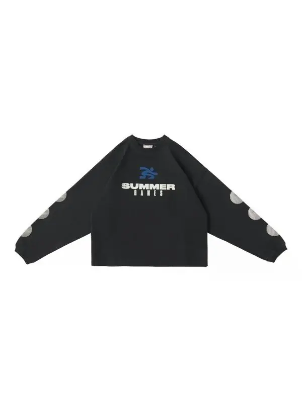 SUMMER GAMES Logo-print Long-sleeve T-shirt