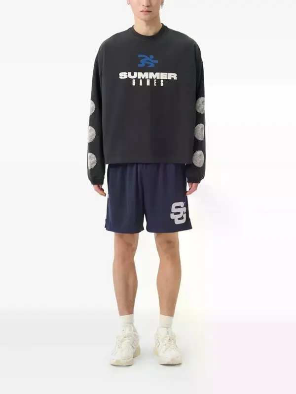 SUMMER GAMES Logo-print Long-sleeve T-shirt