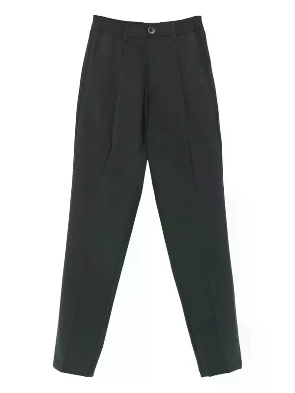 Herno Pleated-front Straight-leg Trousers