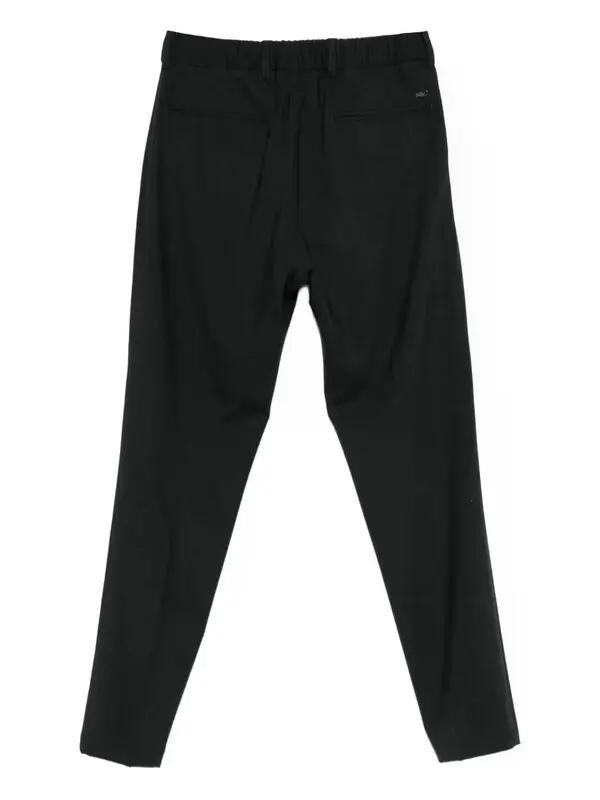 Herno Pleated-front Straight-leg Trousers