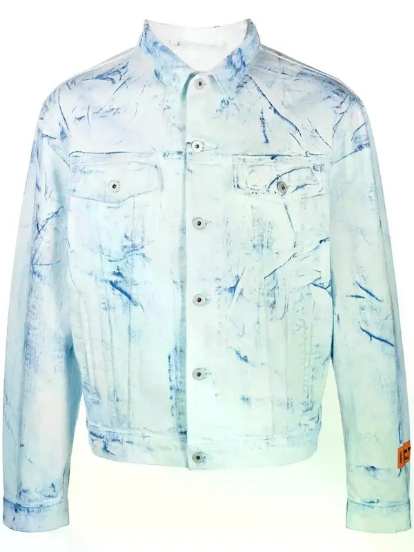 Heron Preston Overdyed Button-up Shirt Jacket