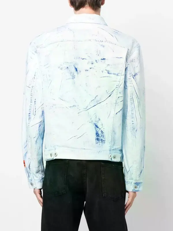 Heron Preston Overdyed Button-up Shirt Jacket