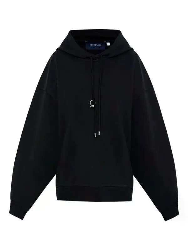 Sportmax Ring-detail Drawstring Hoodie