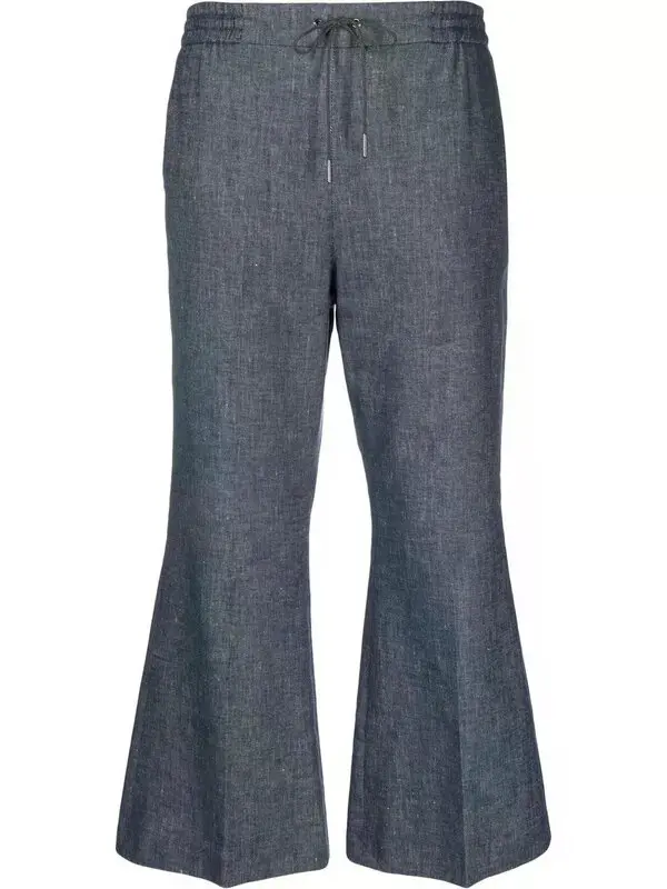 Fabiana Filippi Drawstring Flared Trousers