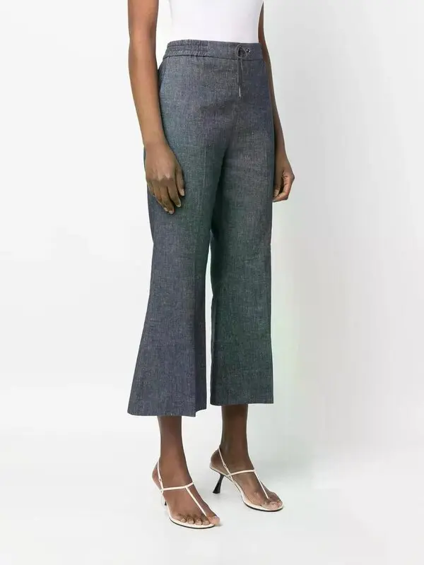 Fabiana Filippi Drawstring Flared Trousers