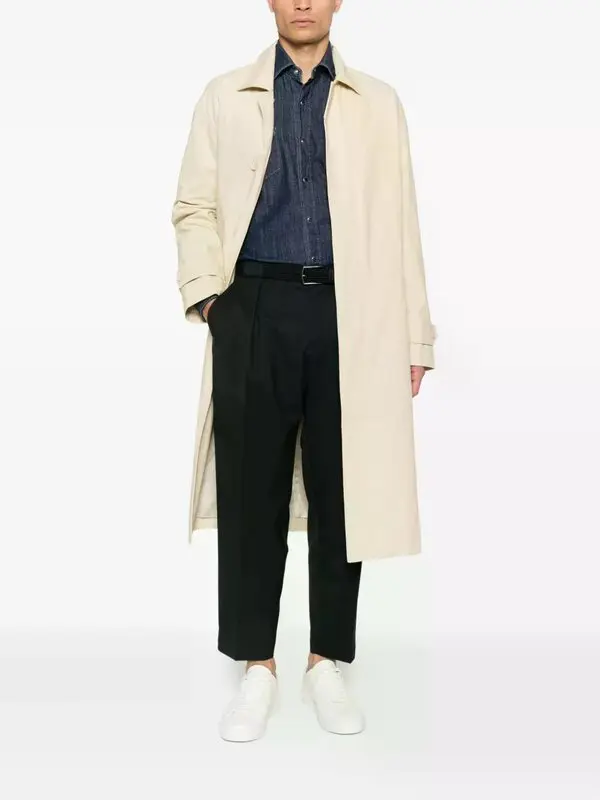 BRIGLIA 1949 Pleated Front Straight Leg Trousers