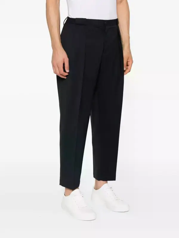 BRIGLIA 1949 Pleated Front Straight Leg Trousers