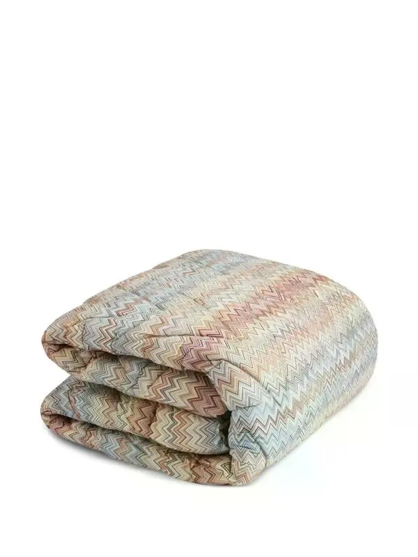 Missoni Chevron Quilted Duvet - Brown