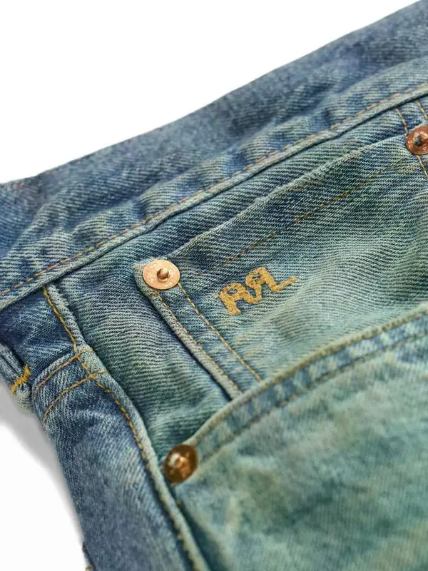 Ralph Lauren Distressed Patchwork Jeans