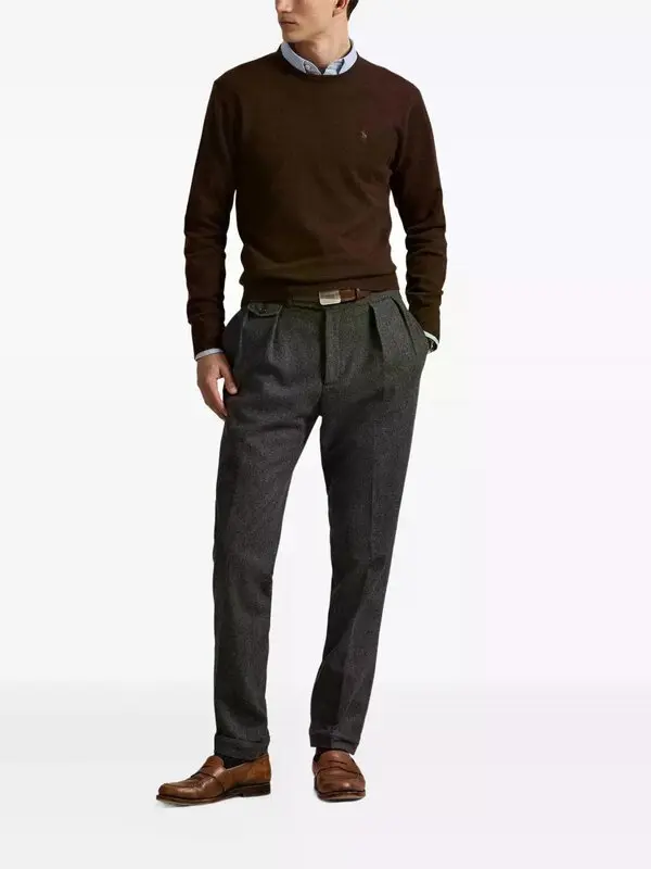 Polo Ralph Lauren Crew-neck Knit Sweater - Brown