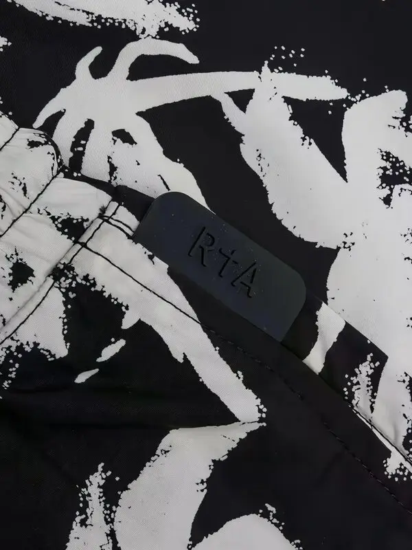 RtA Palm-tree Print Shorts