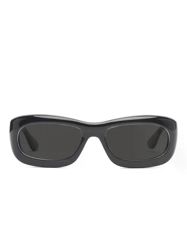 PORT TANGER Rectangle-frame Sunglasses - Black