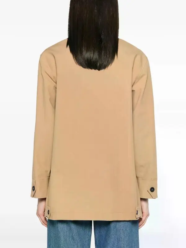 Fabiana Filippi High-neck Single-breasted Coat