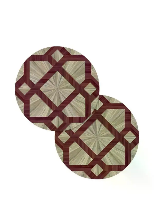 HESTIALIVING Arabesque Geometric Tablemats