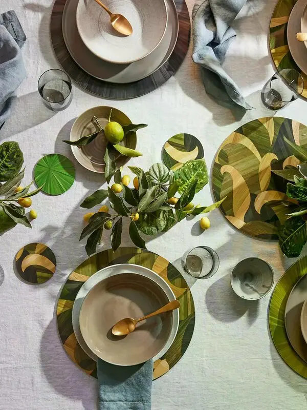 HESTIALIVING Tropique Round Tablemats